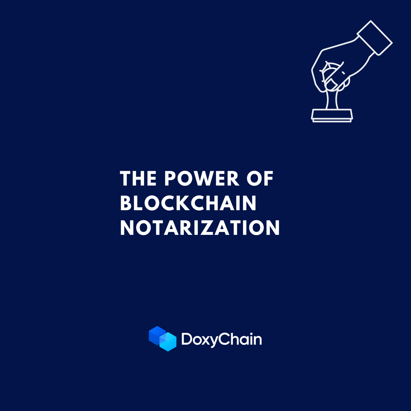 The Power of Blockchain Notarization. Securing Digital Assets Against Deepfakes and Fraud.